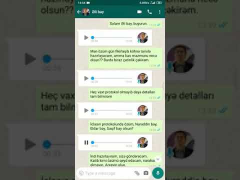 Əli Kərimlinin səsyazısı yayıldı