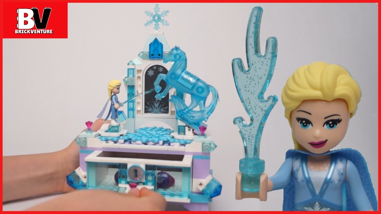 Frozen 2 Elsa's Ice Castle inspired Jewelry Ring Box Nokk LEGO 41168 ...