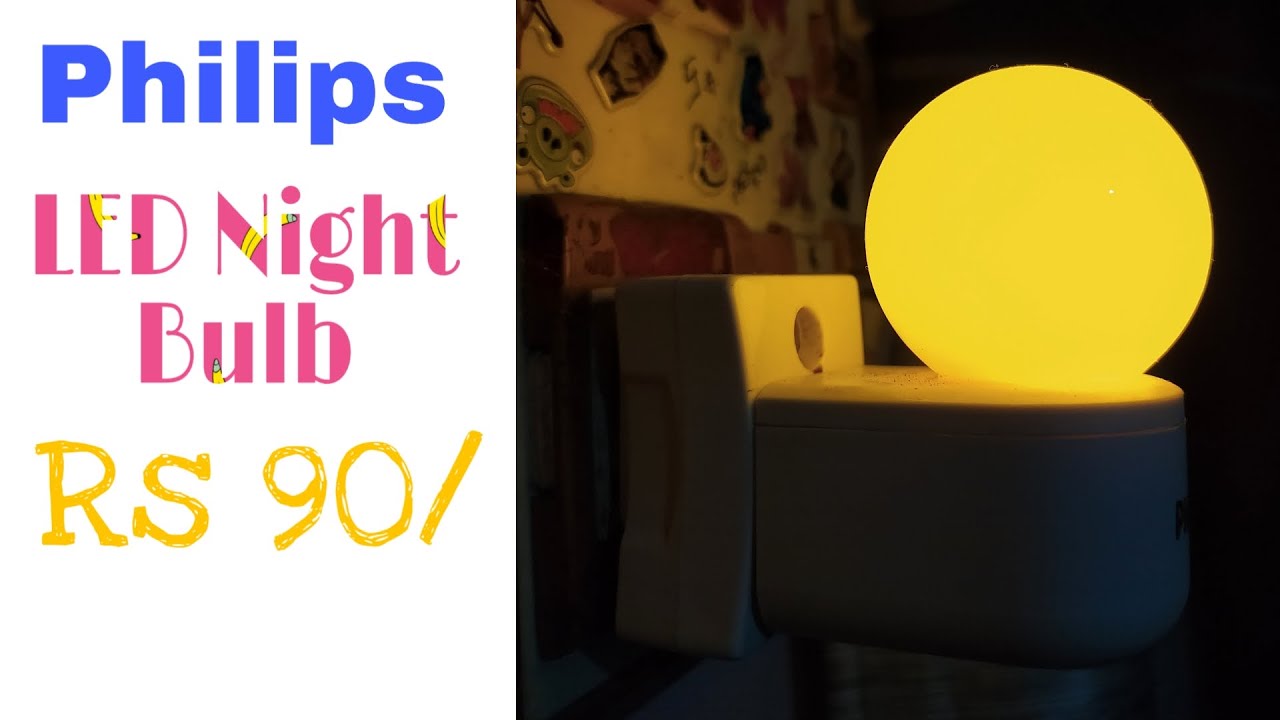 Philips Led Portable Night Bulb - YouTube