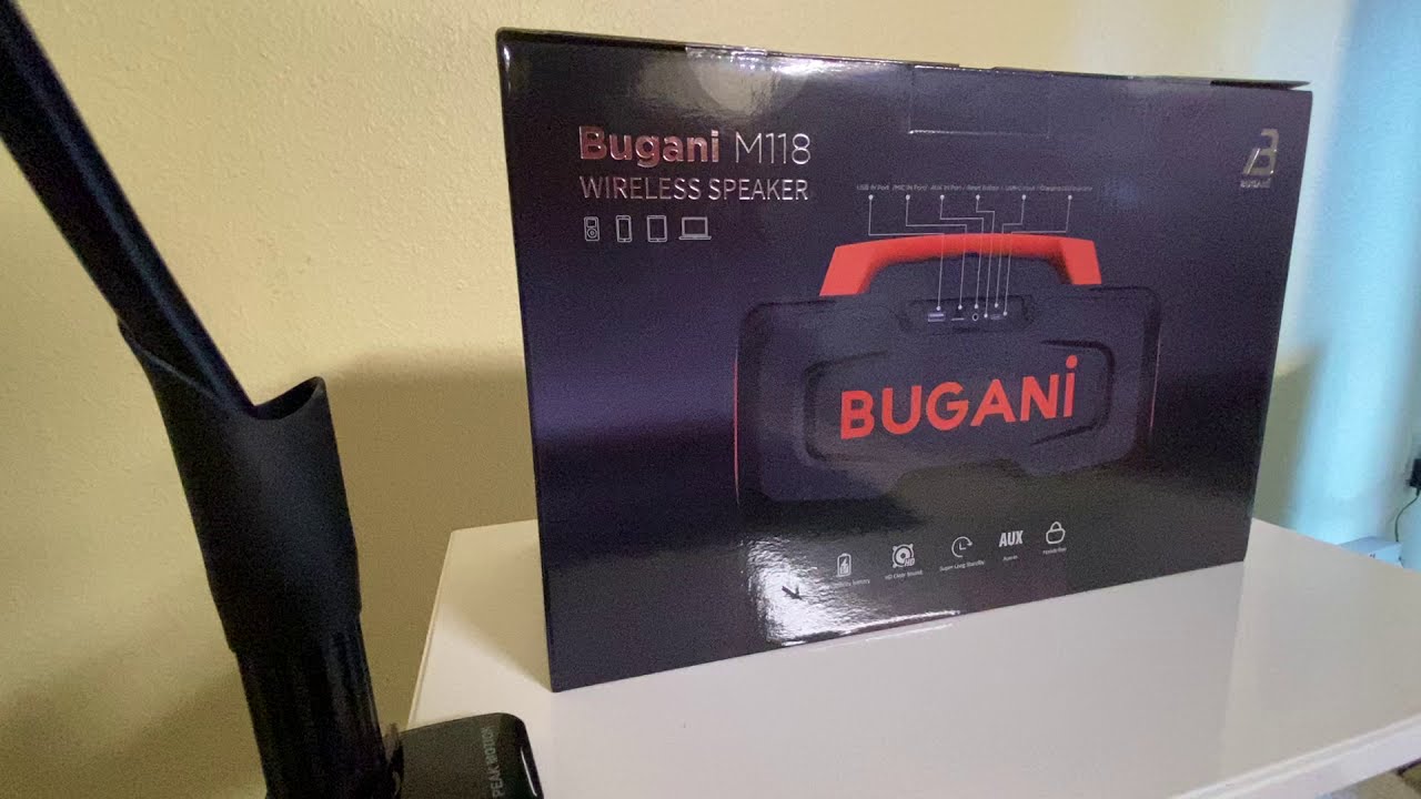 Bugani M118 Bluetooth Speaker - Unboxing Video - YouTube