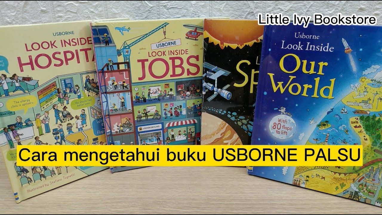 Cara Mengetahui Buku Usborne Palsu - YouTube