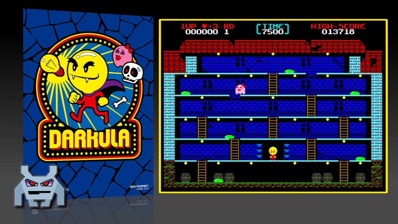 Darkula - New Retro Style Video Arcade Game (2019) - YouTube