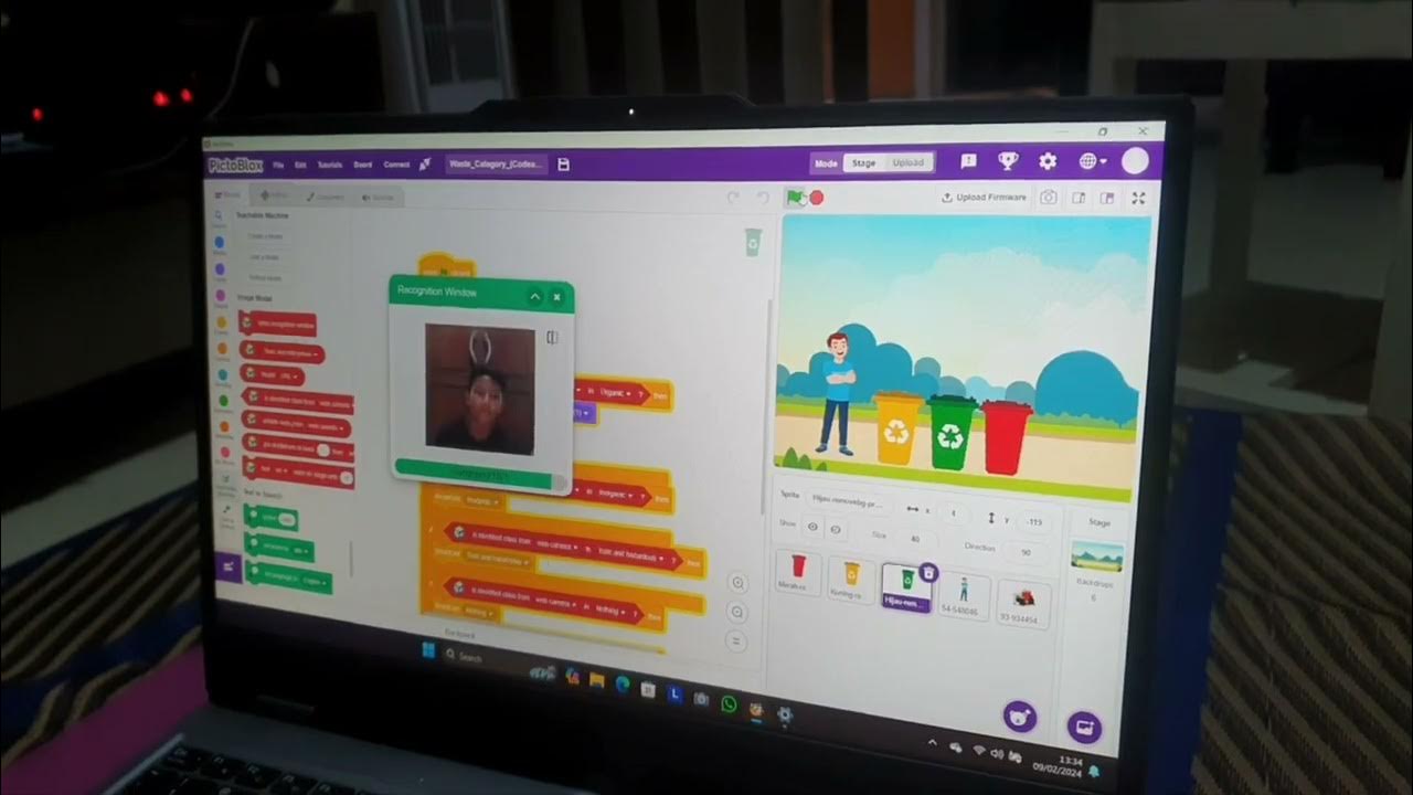 Waste Category in Pictoblox - Codeavour 5.0 2024 AI - YouTube