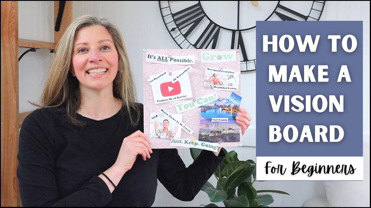 How To Make A Vision Board II For Beginners - YouTube
