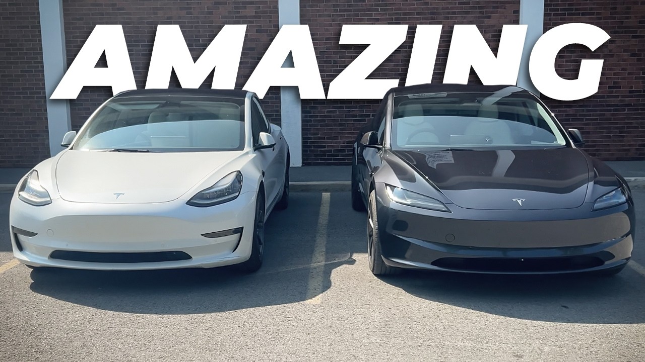 Major Upgrade: 2024 Tesla Model 3 (Highland) vs. 2021 Model 3 Review ...
