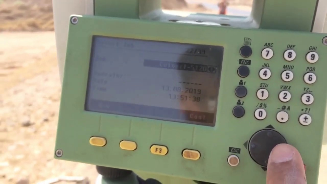 01) Total Station Leica Ts06 Plus تۆتاڵ ستەیشن لایکا (SetUp Total ...