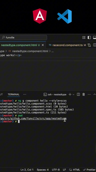 Create Angular Components within VSCode #angular #vscode - YouTube