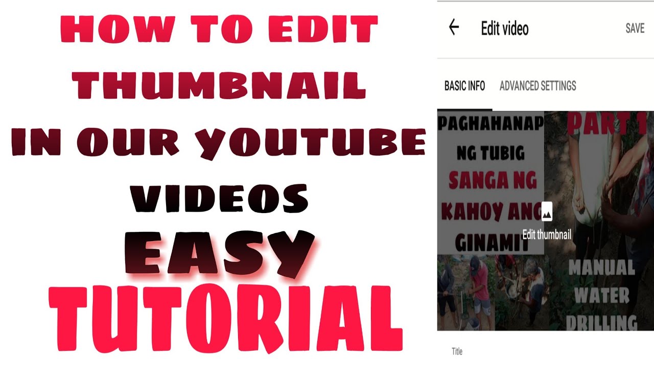 How I edit my youtube thumbnail/Easy tutorial - YouTube