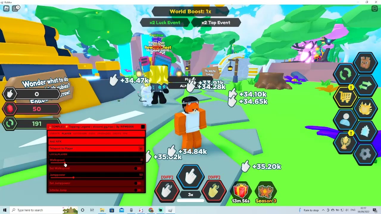 Tapping Legends X Script (PASTEBIN) - YouTube