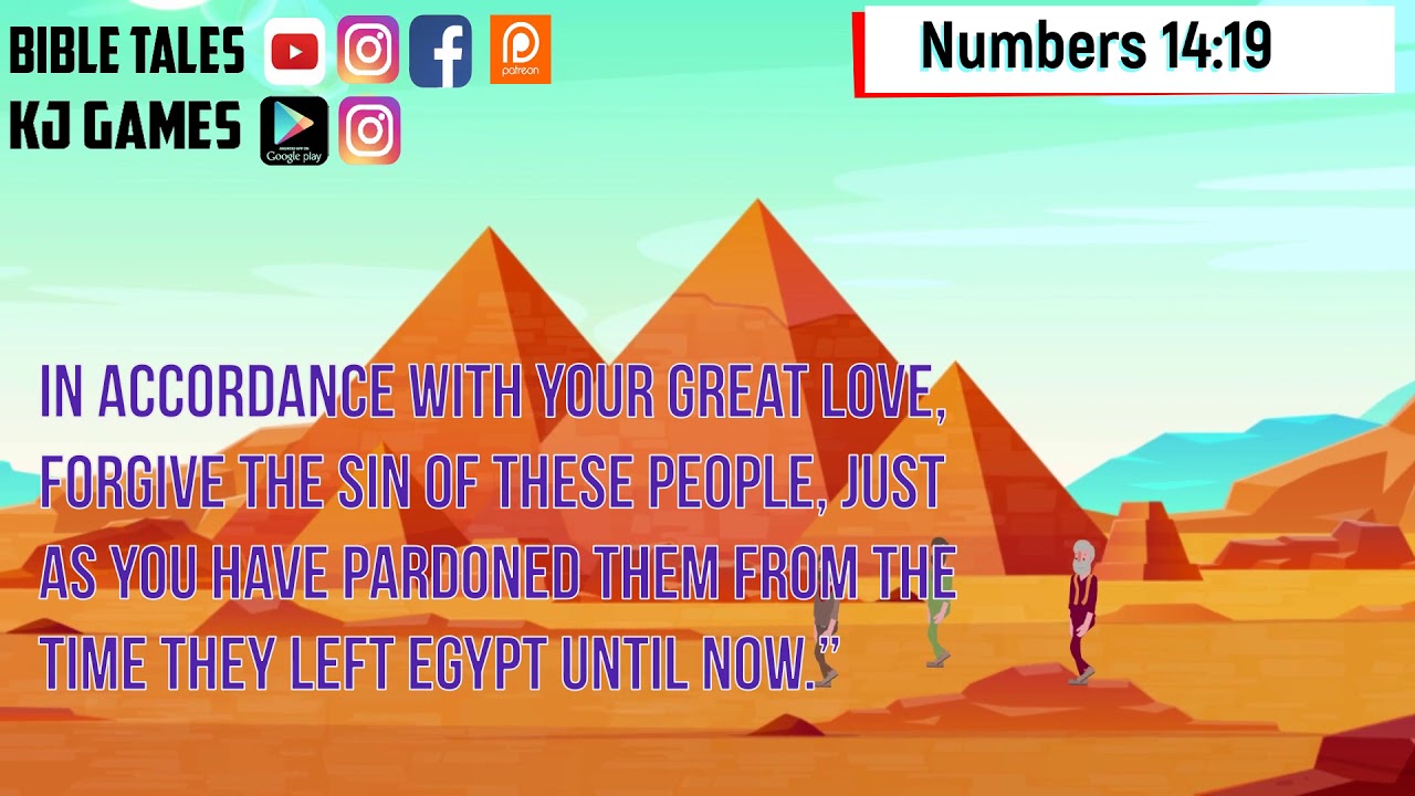 Numbers 14:19 Daily Bible Animated verse 29 March 2020 - YouTube