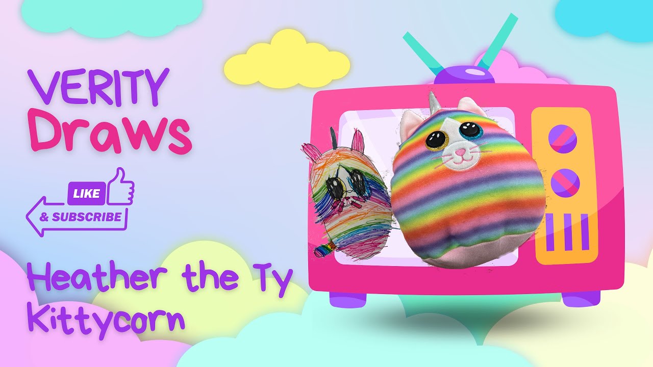 Verity Draws Heather the Ty ® Kittycorn - YouTube