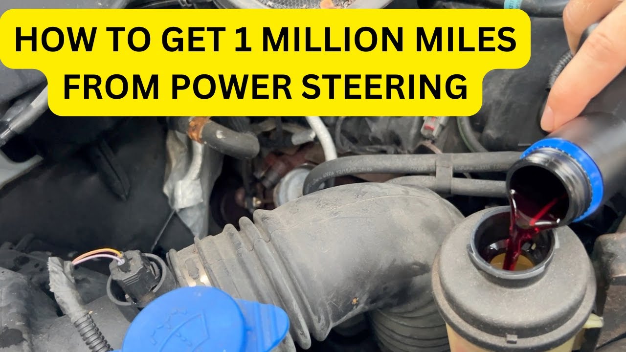 Ford Power Steering Fluid change in 5 minutes without removing hoses ...