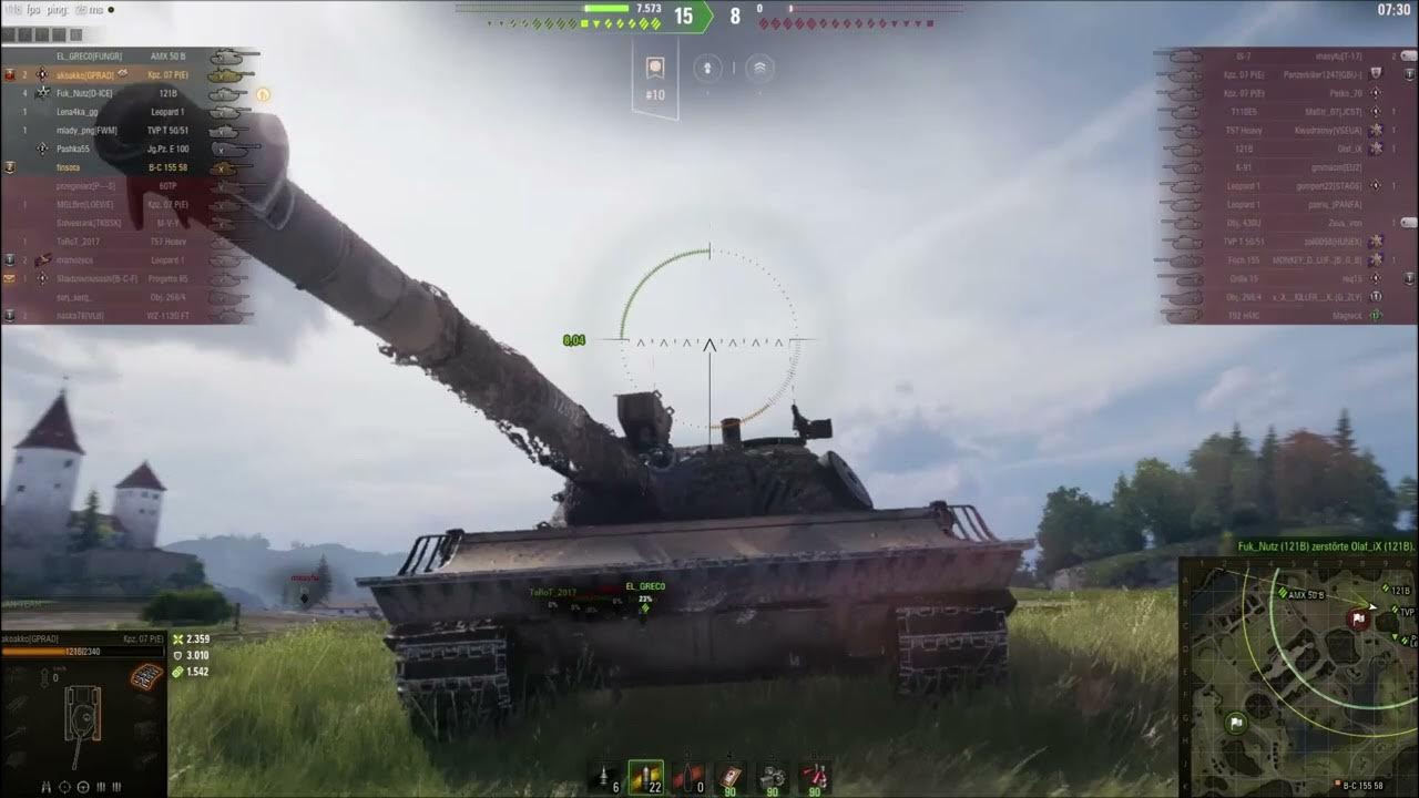 "KPZ 07 PE" + Objekt 780 - panzer mit SONDER nummer - wot deutsch "WORLD of TANKS" letsplay ...