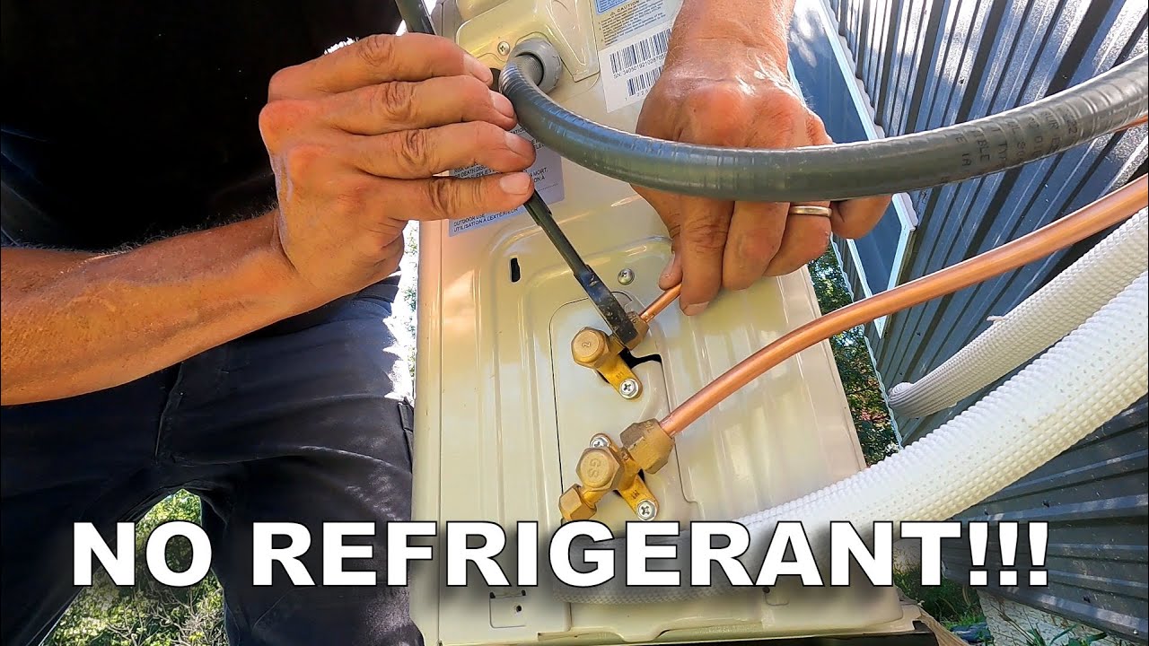 Installing a Mini-Split ― Inside Unit/Connections and FAIL!!! - YouTube