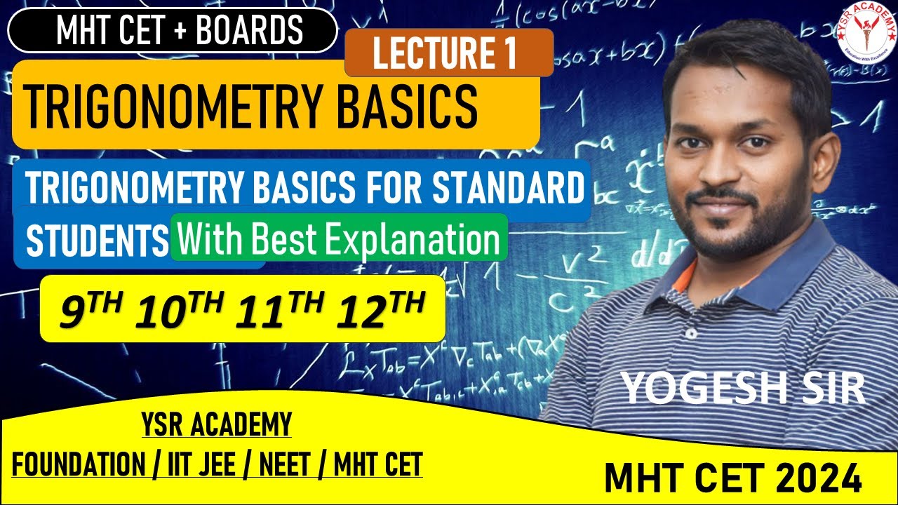 L-01 Trigonometry Basics for Grades 9-12: A Beginner's Guide - YouTube