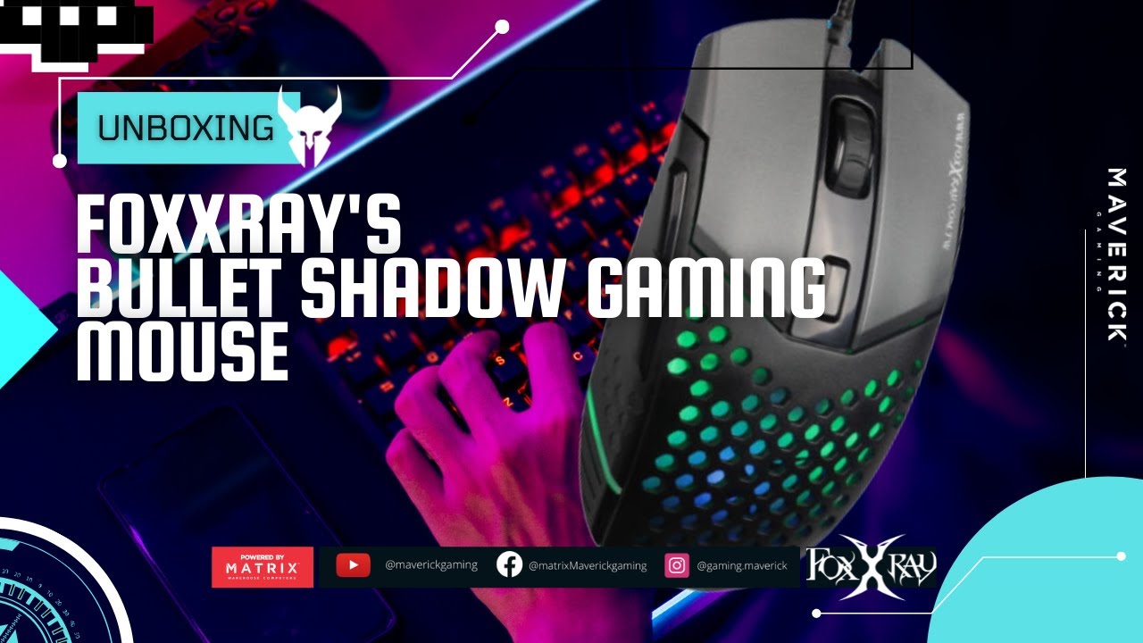 We unbox Foxxray's Bullet Shadow Gaming Mouse! - YouTube