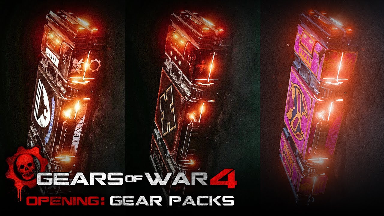 Gears of War 4: Gear Packs Opening - Nr. 3 - YouTube