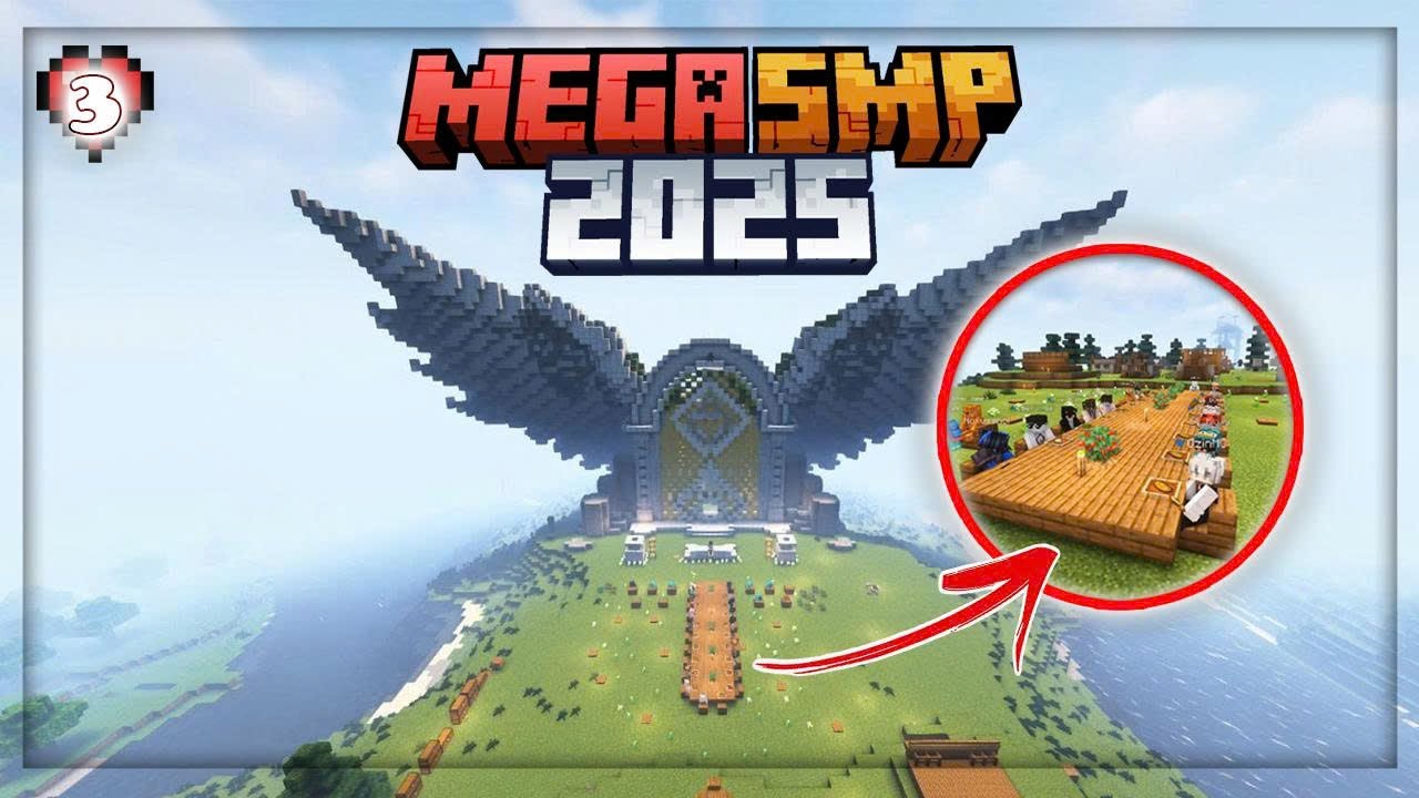Minecraft Mega SMP 2025 Tập 3 | Tham Gia Buổi Họp Báo Và GẶP CHUYỆN LỚN ...