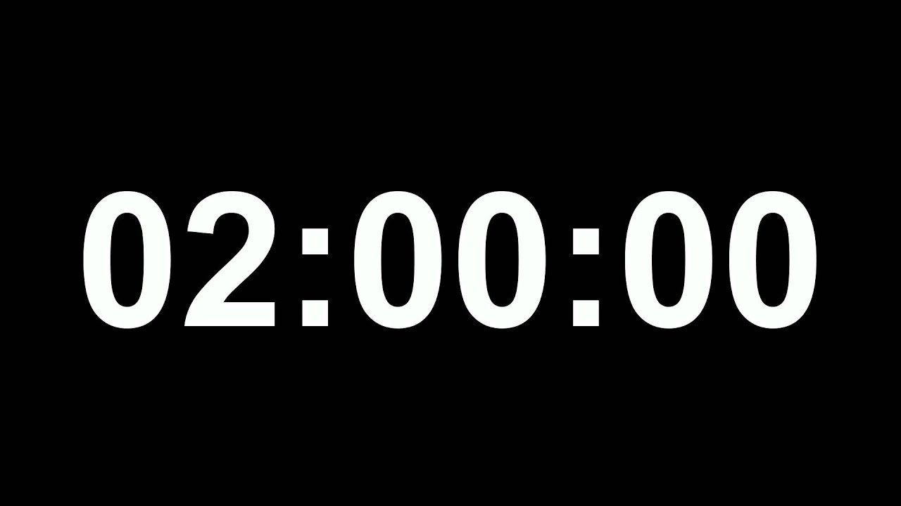 ⏳ Ultimate 120-Minute Timer | Perfect for Deep Focus, Workouts, Study ...