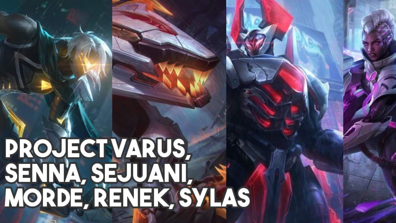 Project Skins 2021!🔻 Senna, Renekton, Mordekaiser, Sejuani, Varus ...