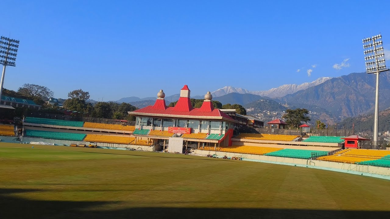 HPCA STADIUM DHARAMSHALA (Hp) #cricket #himachal #dharamshala #t20 ...