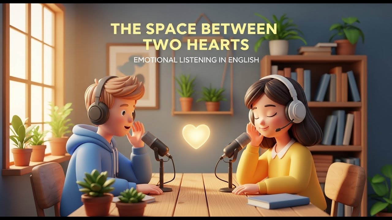 The Space Between Two Hearts — Emotional Listening in English - YouTube