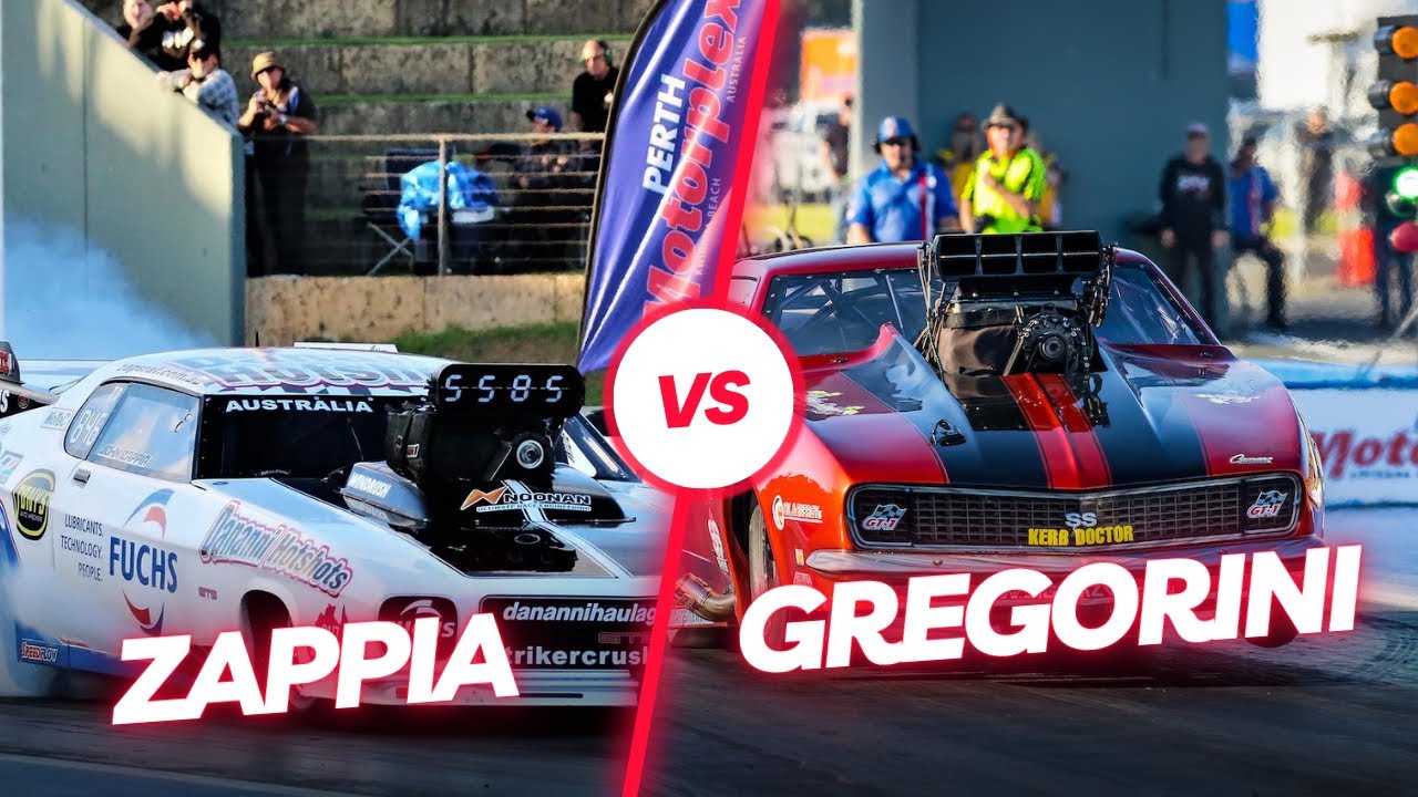 Zappia vs L Gregorini Sydney Dragway Nitro Champs May 2023 In-Car Video ...