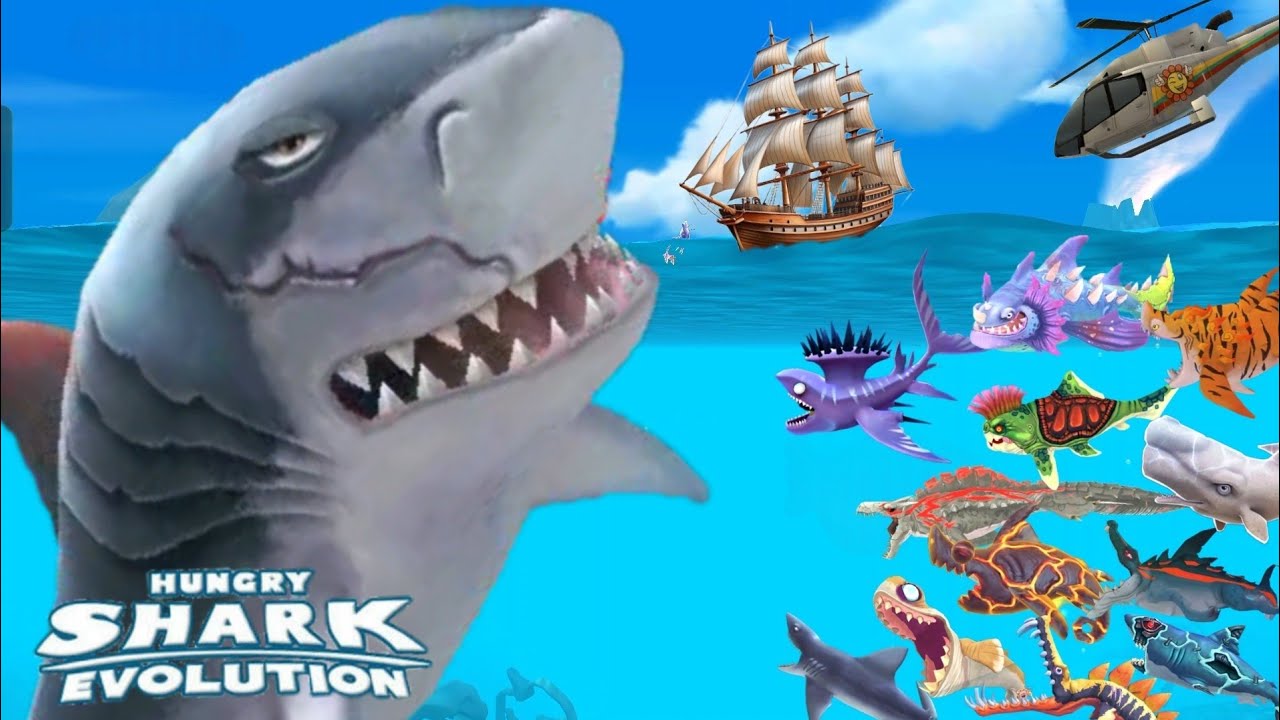Hungry Shark Evolution | Giant Megalodon Gameplay | Hungry Shark ...