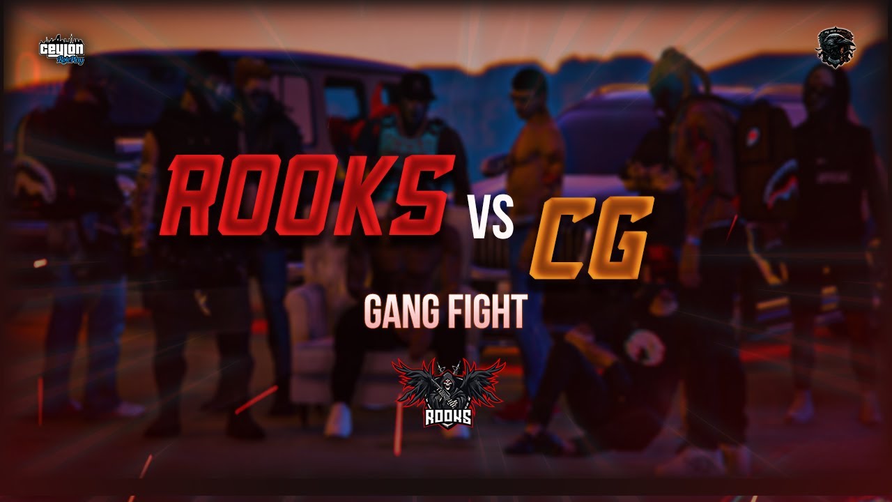 🖤 Rooks VS Chang Gang 💛 Gun Lab Gang Fight | The Rooks Gang 🖤 Ceylon RP ...