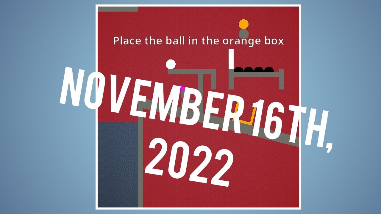 Brain It On Daily Challenge/ November 16th, 2022 - YouTube
