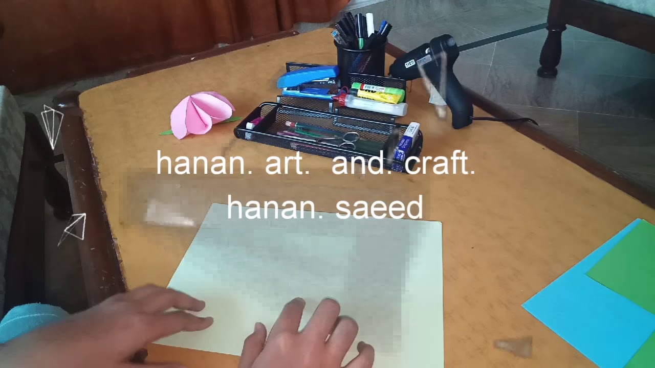 Art and craft by hanan saeed - YouTube