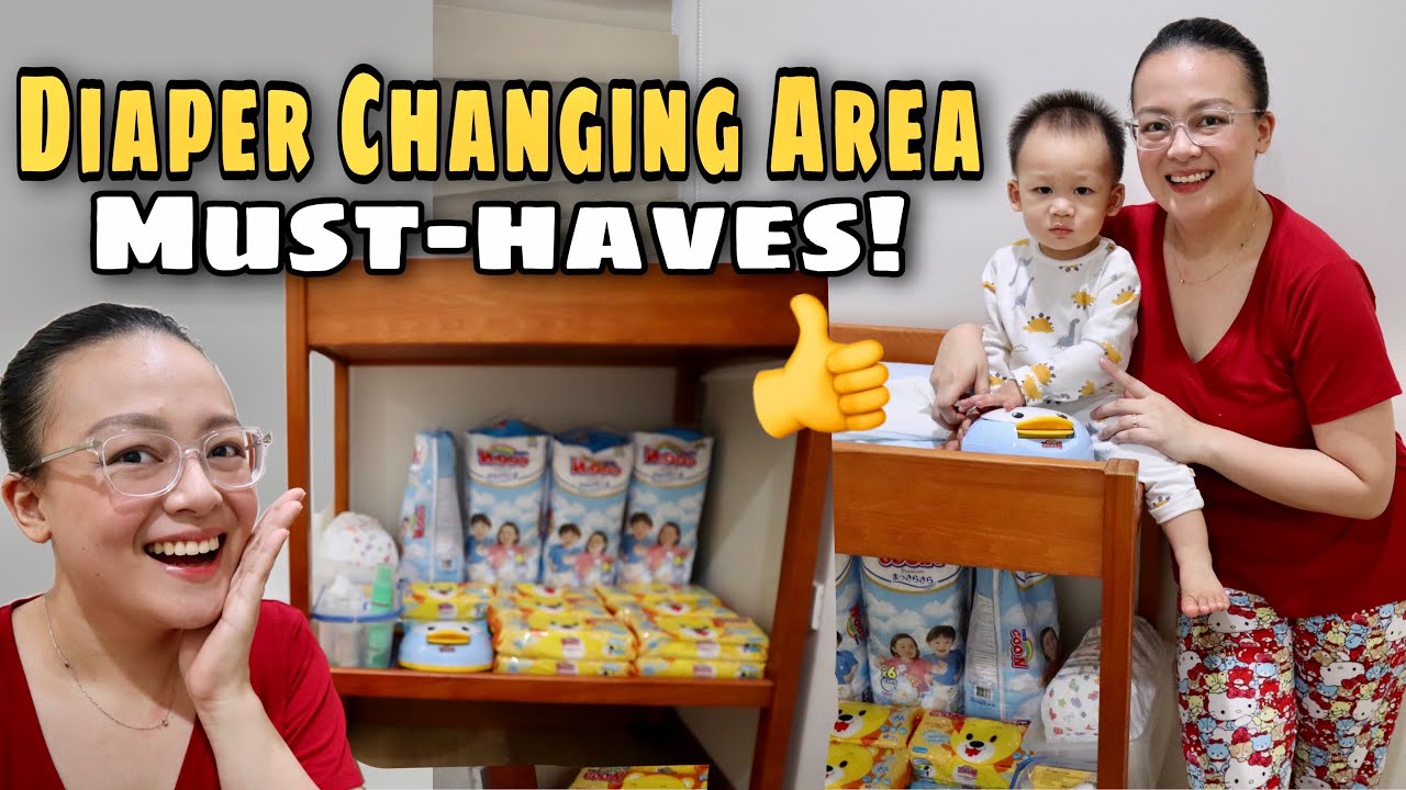 DIAPER CHANGING ESSENTIALS | HAPPY 40K SUBS! | Nins Po - YouTube