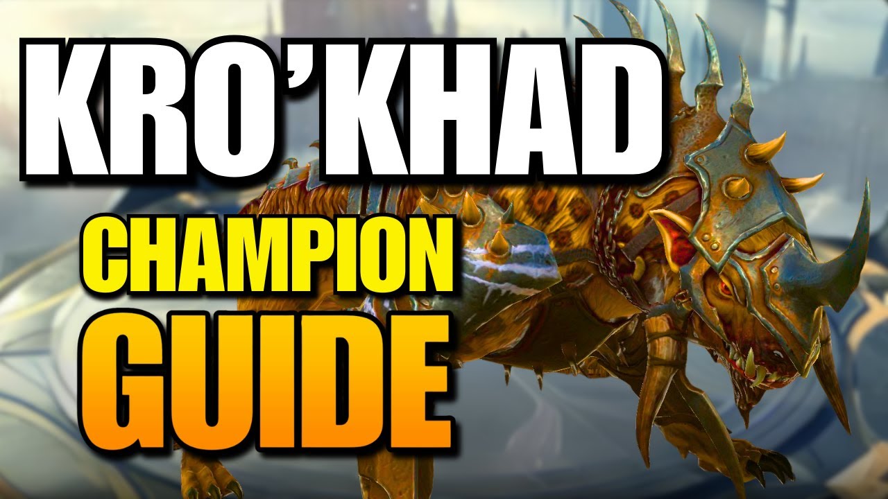 Kro’khad Guide: Best Build, Gear & Masteries for an ALPHA Damage Dealer ...