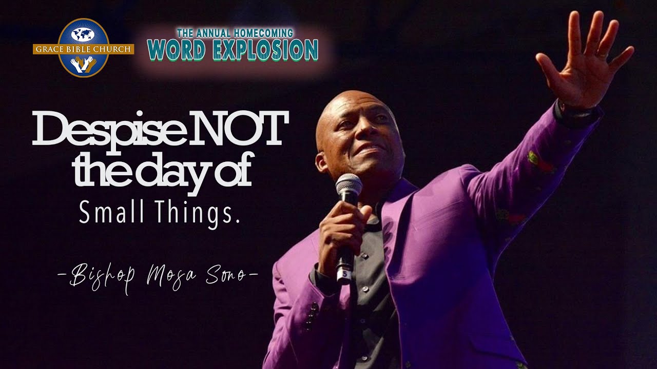Despise not the day of Small Things - Motivation Monday Word Explosion ...