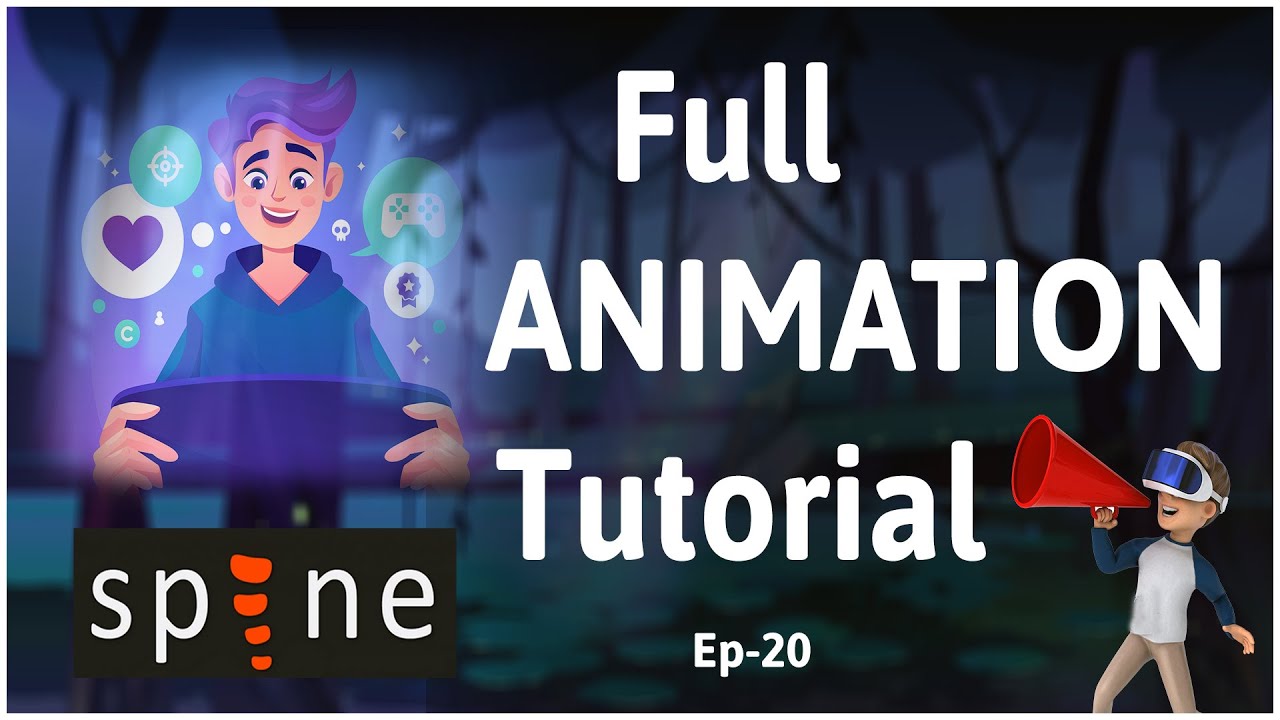 Learning to navigate Spine's interface || Full Spine Animation Tutorial ...