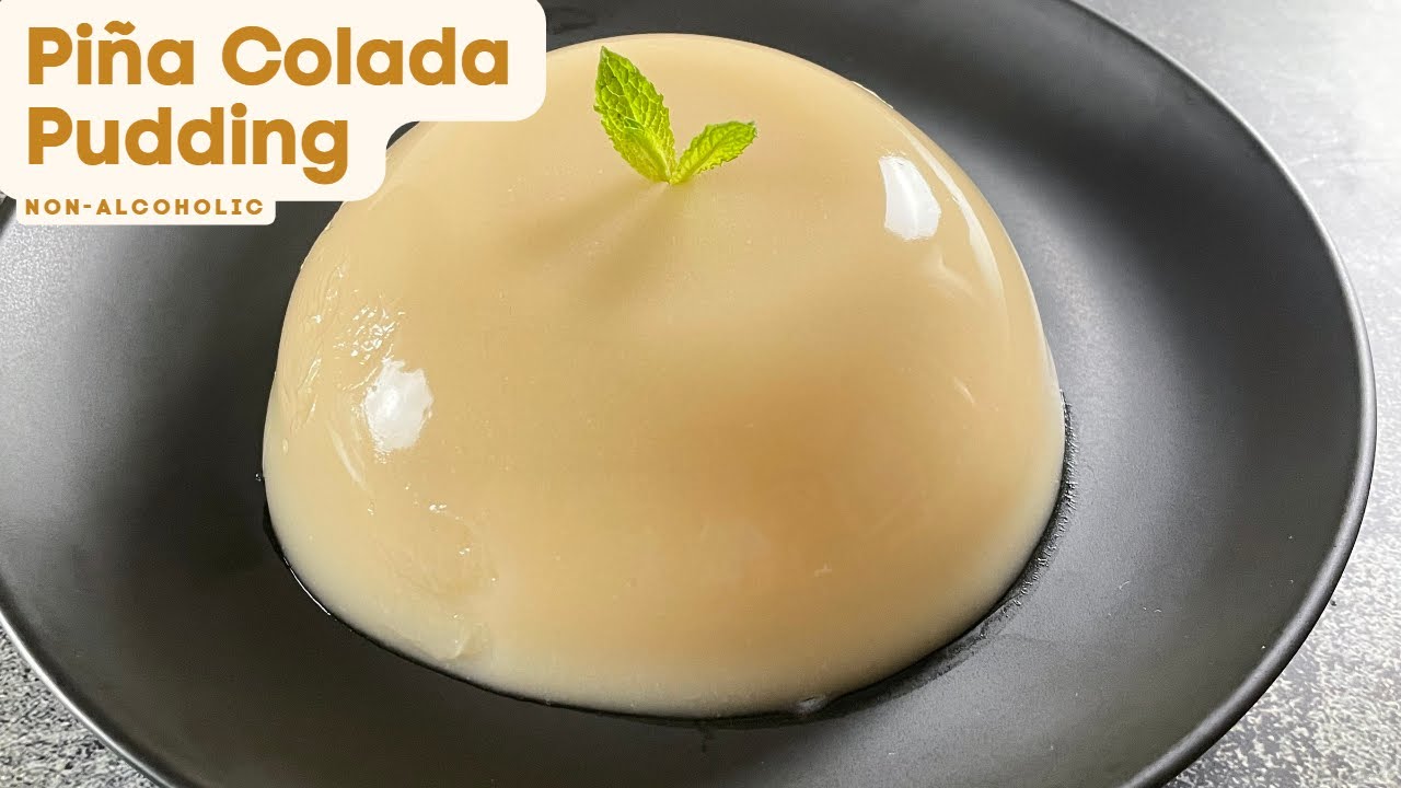 Tropical Delight: Virgin Pina Colada Pudding with Coconut milk ...