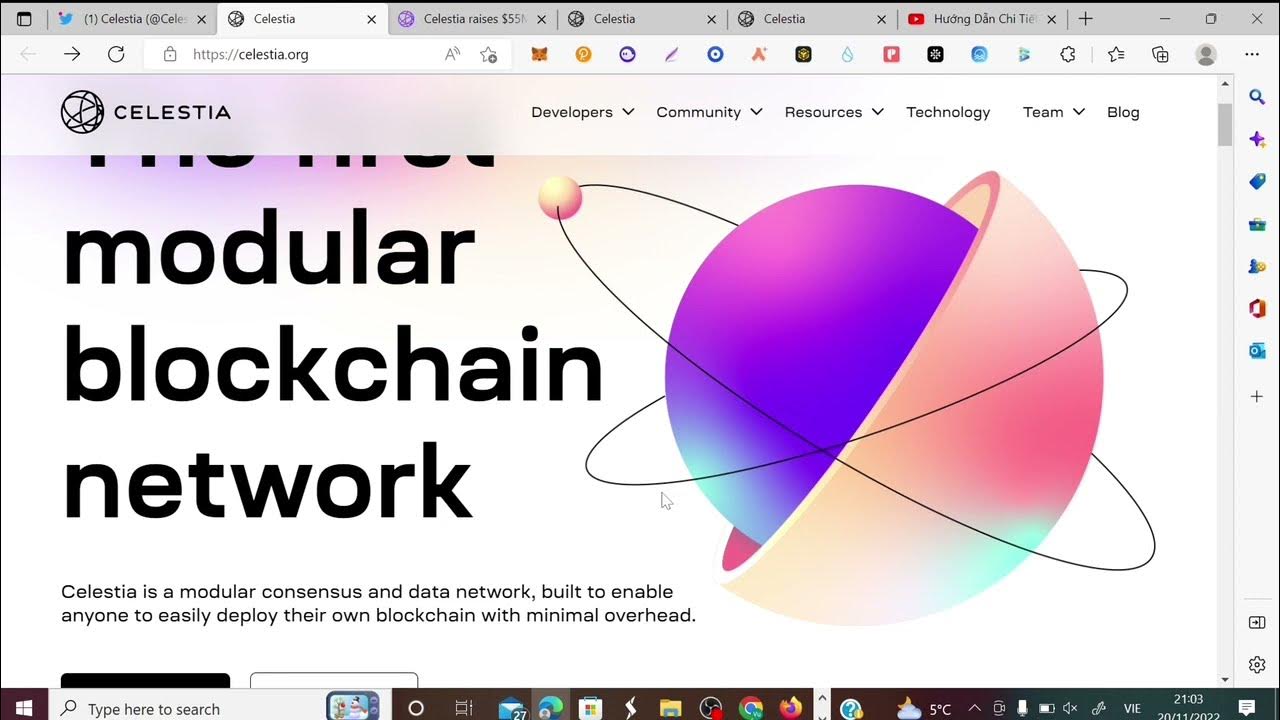Tổng Quan Về Celestia - Dự Án Layer 1 Blockchain Modular Thế Hệ Đầu - YouTube