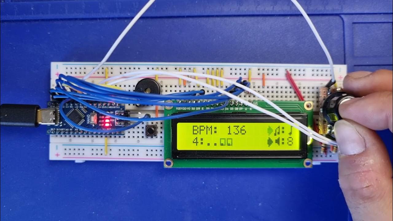 Arduino metronome - YouTube