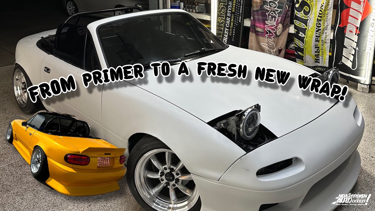 Transforming a Customers NA Miata with Inozetek Super Gloss Dandelion ...