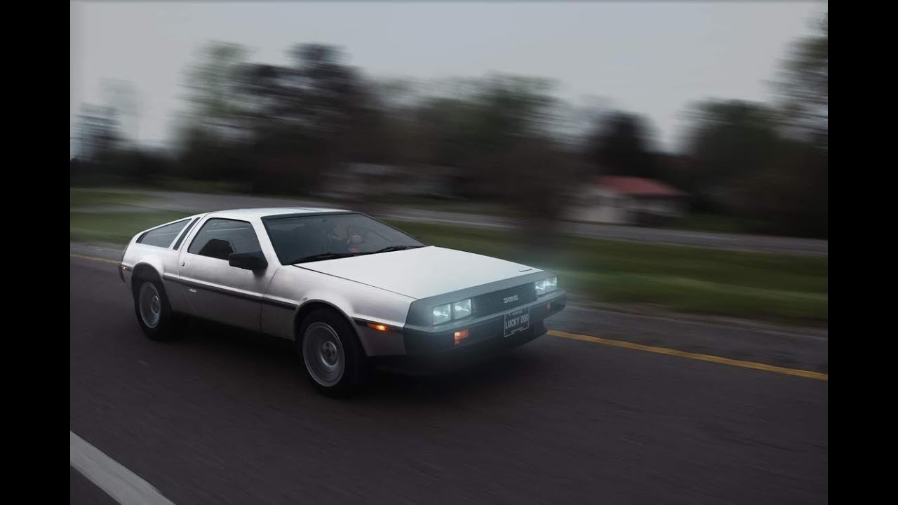 1982 Delorean DMC12. Driving video inside and outside car. Fully ...