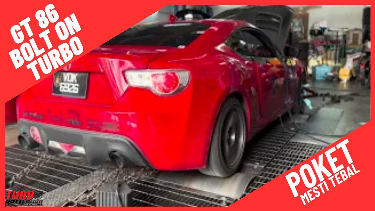 Toyota GT86 multi injection Bolt on Turbo 257HP - YouTube