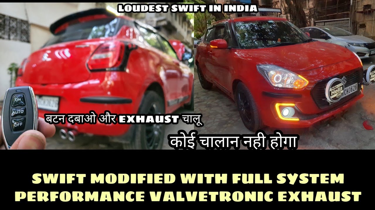 SWIFT MODIFIED WITH FULL SYSTEM PERFORMANCE VALVETRONIC EXHAUST ONLY ...