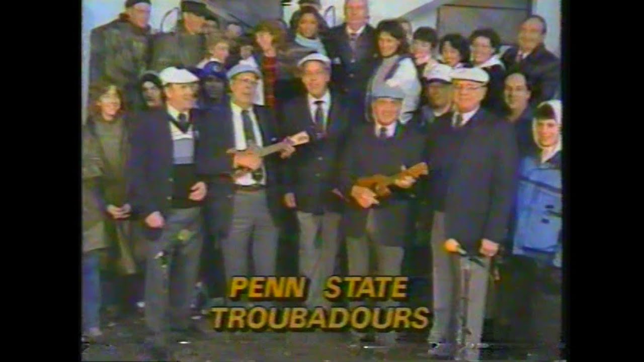 The Penn State Tailgate Troubadours (Nov 1985) - YouTube