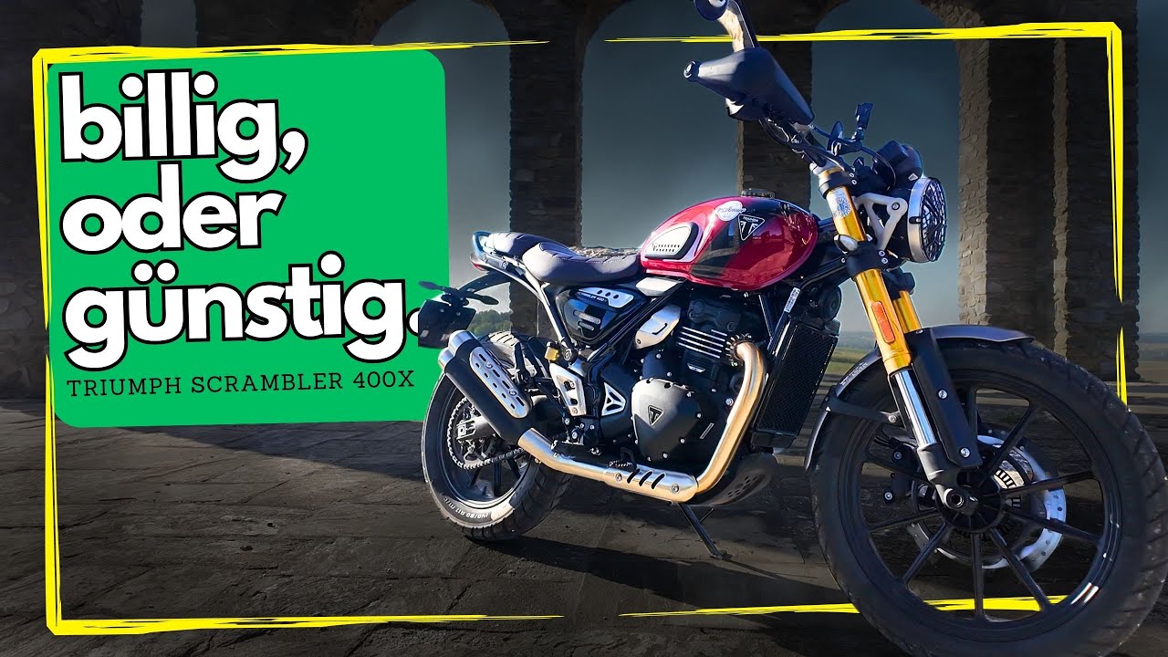 TRIUMPH SCRAMBLER 400 X - Premium Marke zum China Preis?? (TESTBERICHT ...