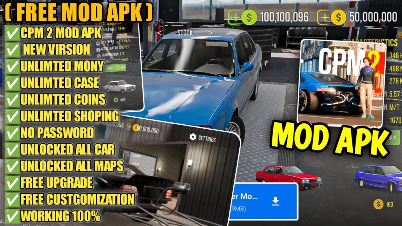CPM-2 MOD APK || UNLIMITED MONEY MOD 🤑 - YouTube