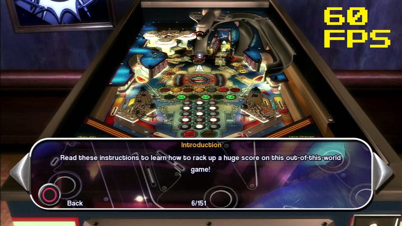 [60 FPS] Instructions - Space Shuttle - The Pinball Arcade (PS3) - YouTube