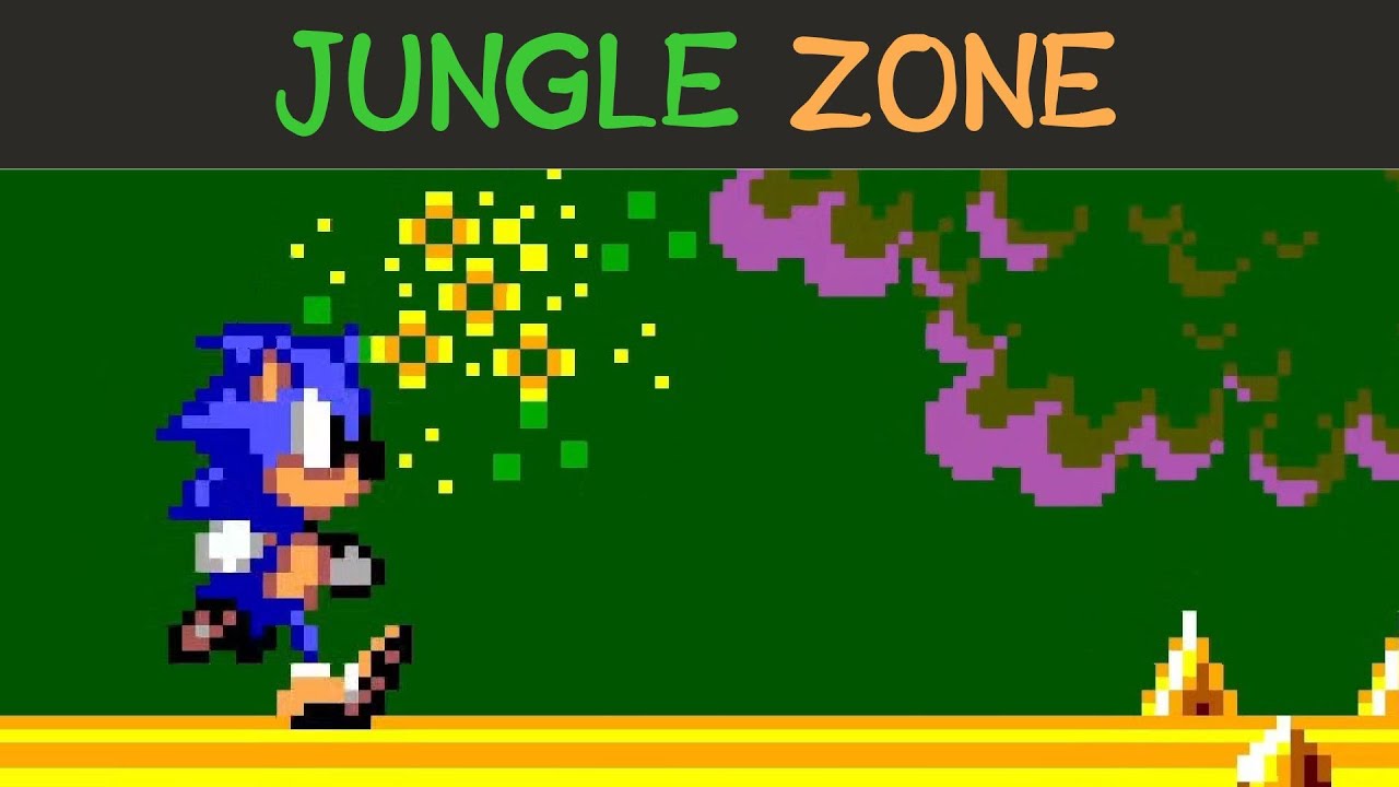 Sonic the Hedgehog - Jungle Zone | Master System (4K) - YouTube