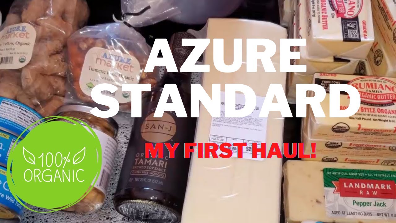 My FIRST Azure Haul! | Best ORGANIC Groceries | Everything You Need To ...