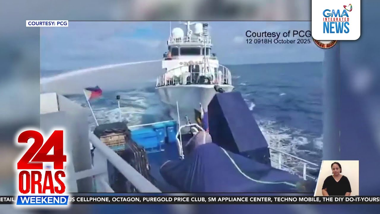 BRP Datu Pagbuaya chased, rammed, sprayed with water by China | 24 Oras ...
