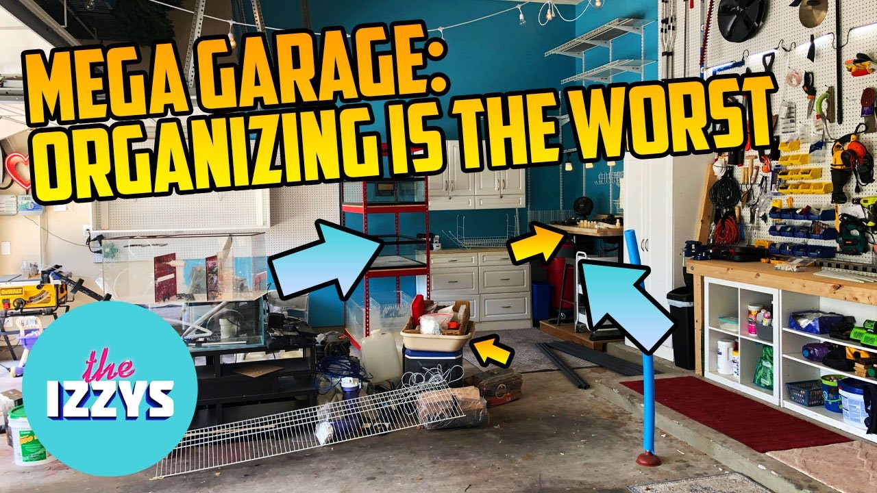 Organizing is the worst! Mega Garage Progress! - YouTube